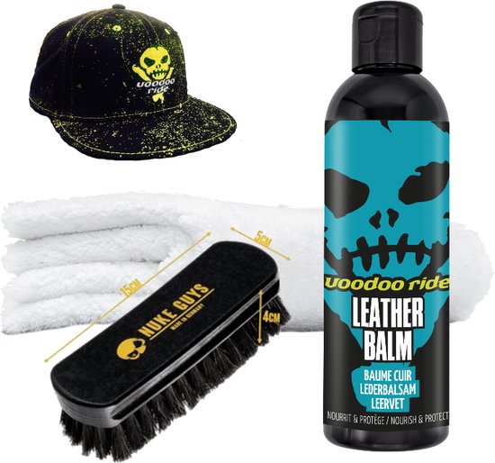 VooDoo Ride Leather Balm, leerreinigingsset bestaande uit; 200 ml ...