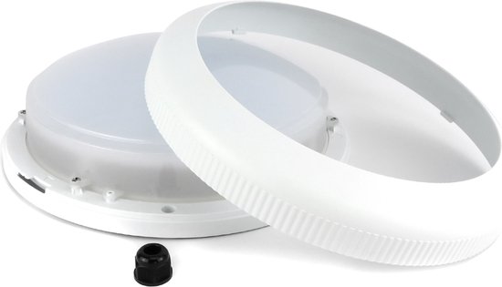 LED Bulkhead Rond IP66 - met Bewegingssensor - IK08 - 30cm - Koud Witte ...