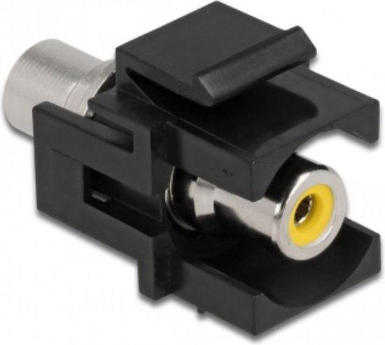 Keystone module Tulp RCA (v) - Tulp RCA (v) video (geel) verzonken ...