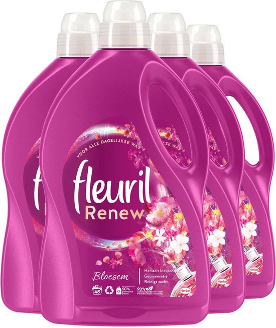 Fleuril Renew Bloesem Wasmiddel 180 wasbeurten - Gekleurde Was ...
