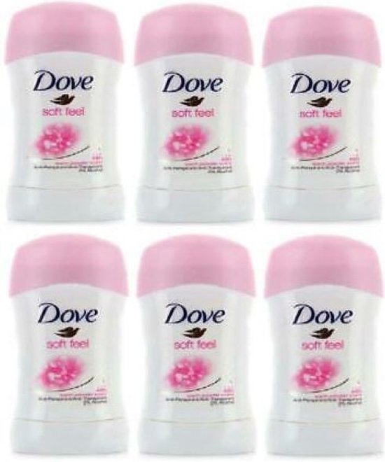 Dove Soft Feel Deo Stick - Voordeelverpakking 6 x 40 ml | bol.com