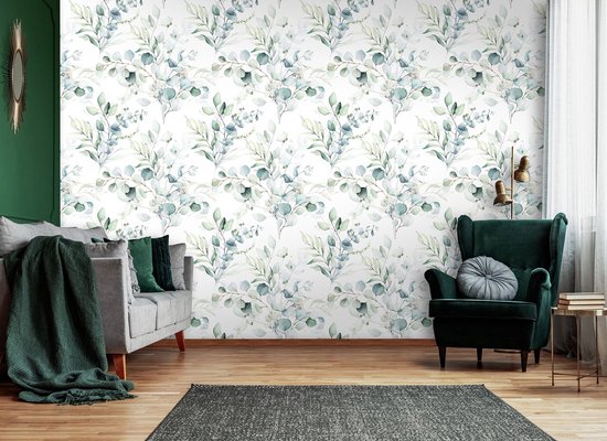 Fotobehangkoning - Behang - Fotobehang - Bladeren - Botanisch ...