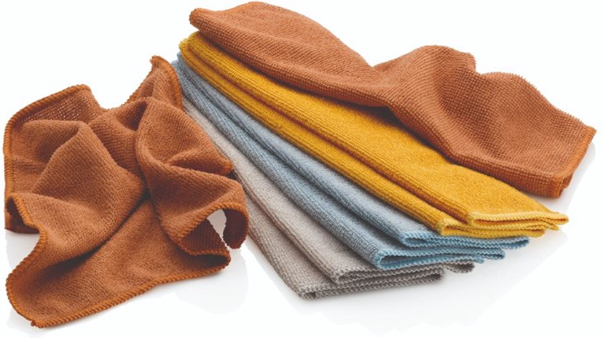 Microvezeldoekjes, Bruin, Set van 8 Stuks - Kela | Lou | bol