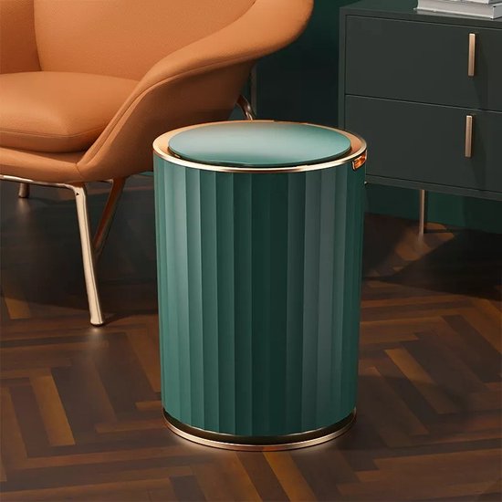 Amerce Luxe Prullenbak Groen - Vuilnisbak - Prullenbak Badkamer ...