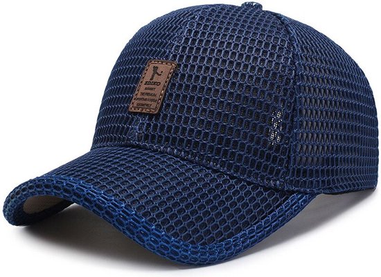 Baseball Cap Mesh – Ediko – Blauw – Unisex Pet – Ultra licht – Onesize ...