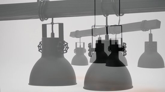 EGLO Shirebrook Hanglamp - E27 - 100 cm - Zwart | bol