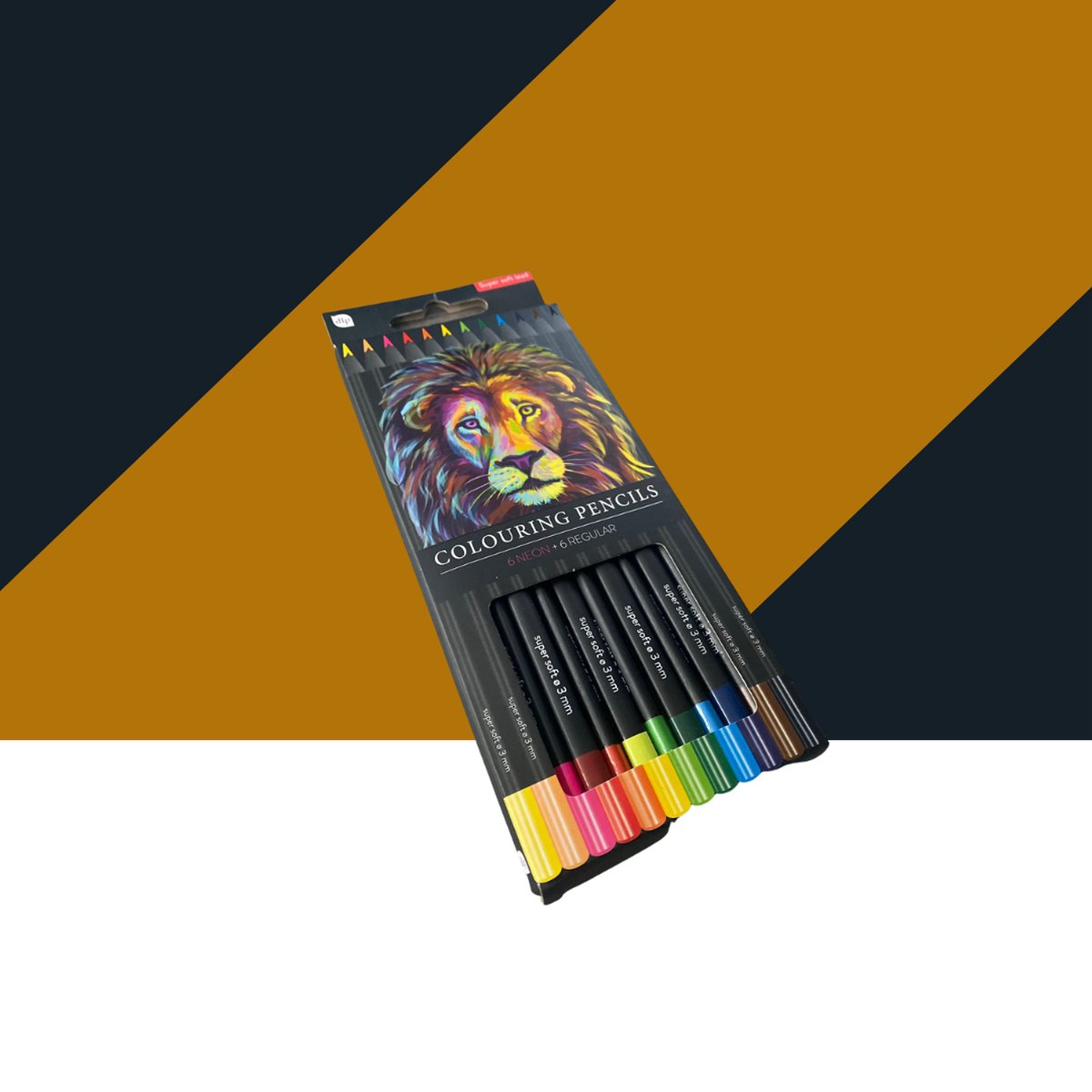 12 Professionele Kleurpotloden | Colouring Pencils | Potlood Met Zachte ...