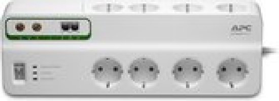 APC PMF83VT-GR Stekkerdoos met overspanningsbeveiliging / 8x ...