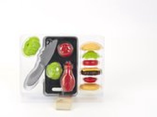Speelgoed Hamburger set met mesje | bol.com
