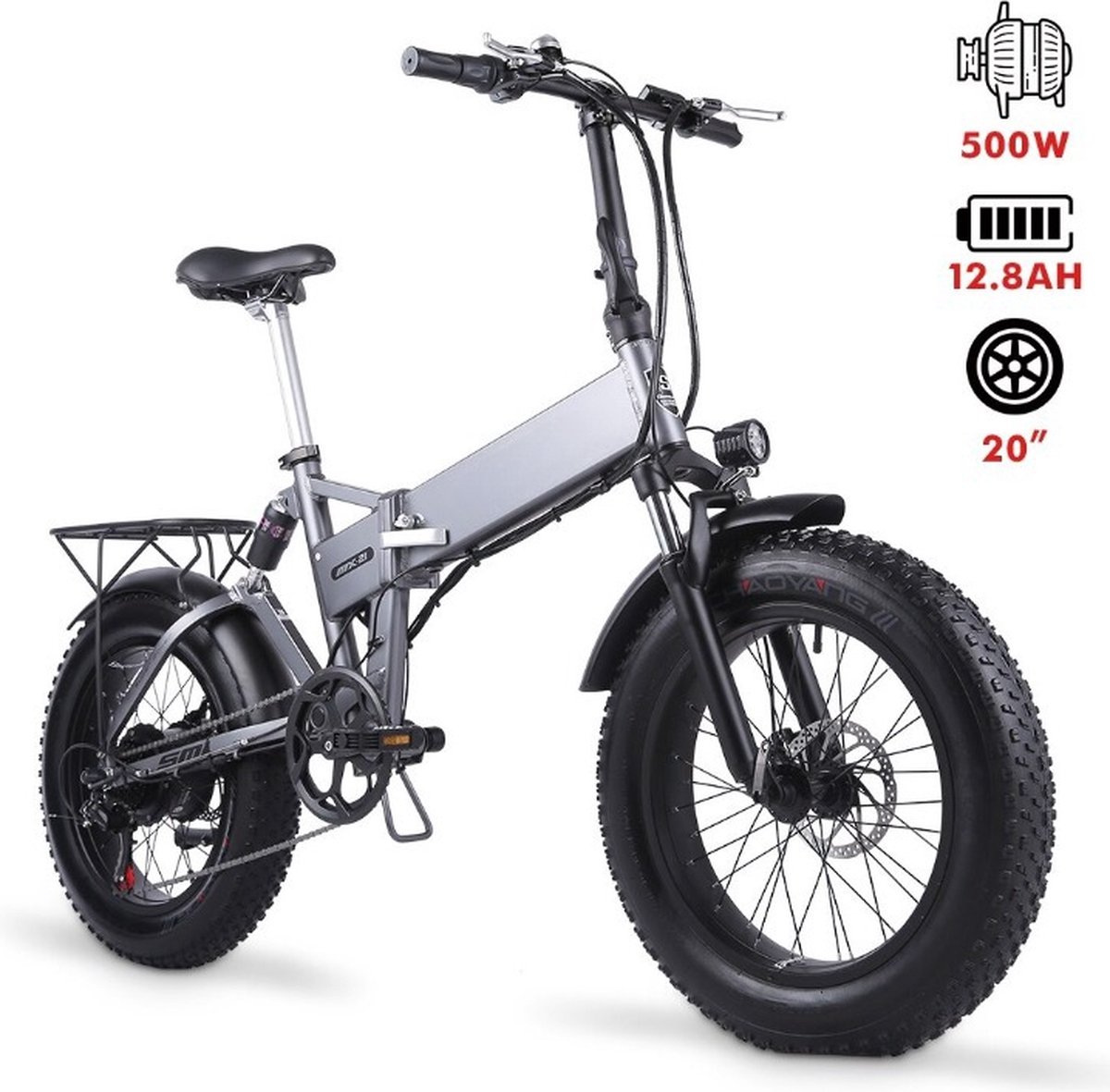 Elektrische Vouwfiets Mountainbike - Universeel - E-bike - 500W | bol.com