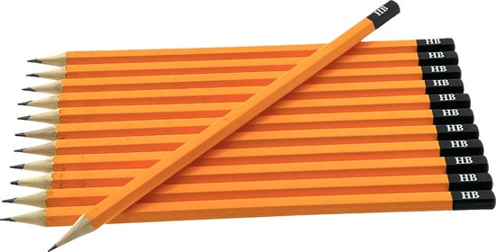 Universeel Grafiet Potlood HB - 12 Stuks | bol