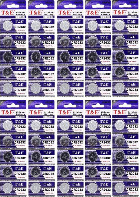 CR2032 batterij - CR2032 Knoopcel Batterij 3V - Lithium Cell CR2032 - CR2032 3V -... | bol.com