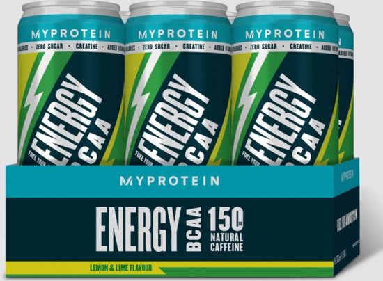 BCAA Energy Drink (6x330ml) Lemon & Lime | bol