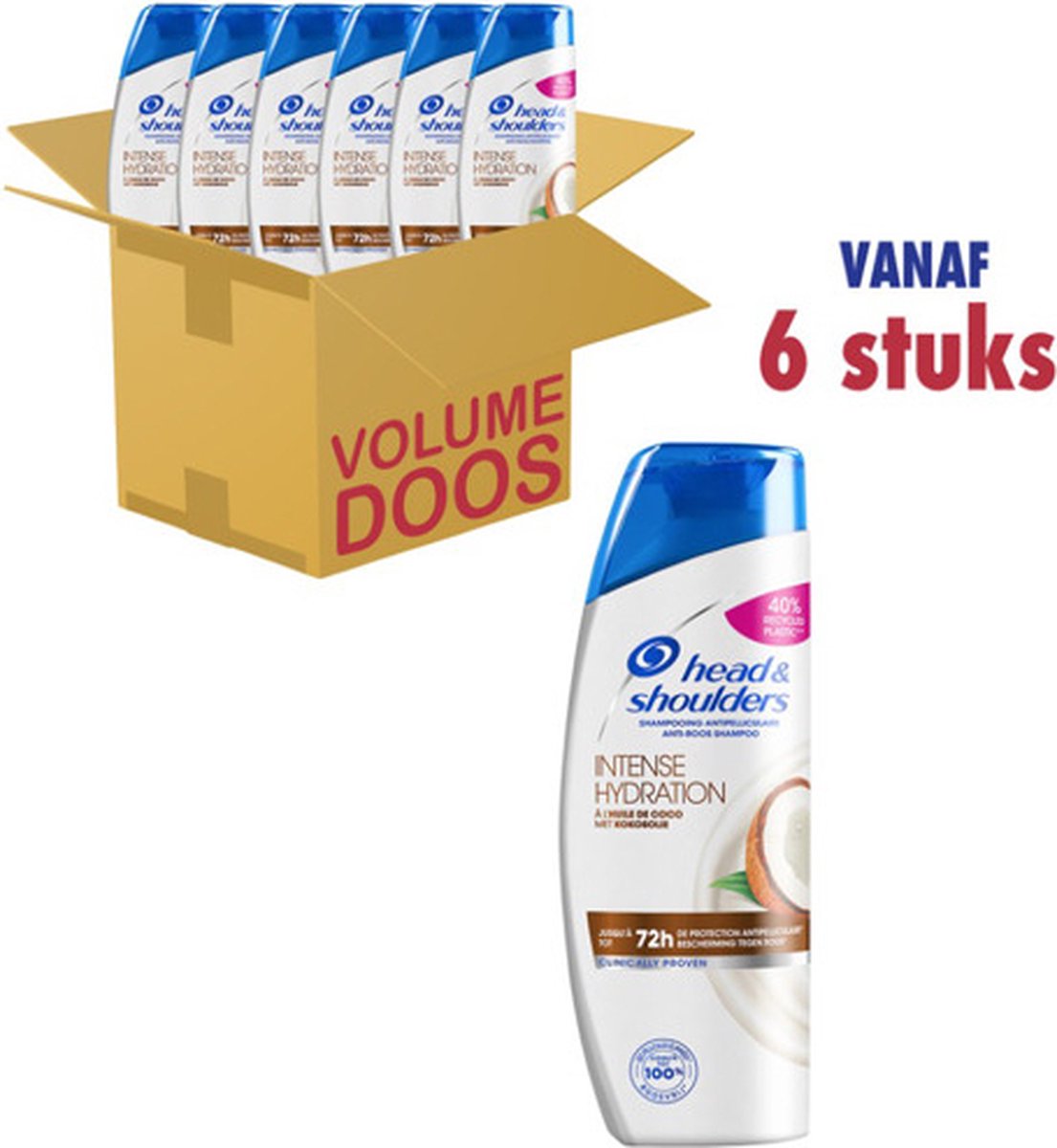 Head & Shoulders Intense Hydration Shampoo met Kokosolie | bol.com