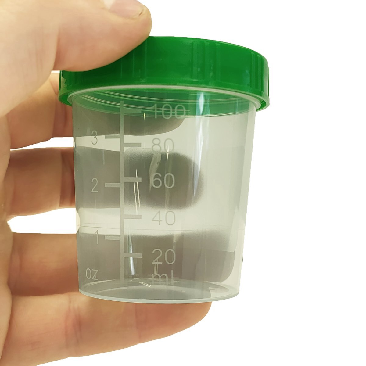Urine potjes met deksel - 30 stuks - 100ml - lege potjes groene ...