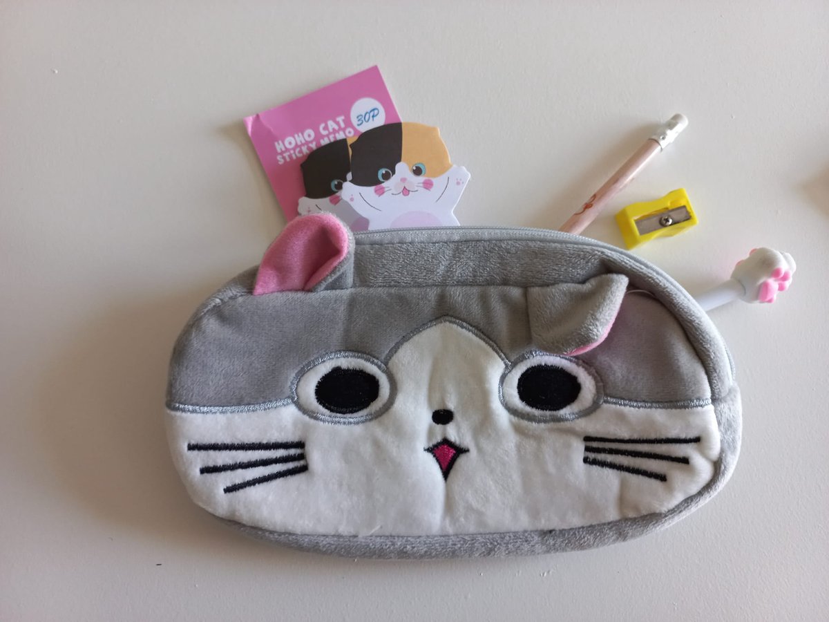 School Pakket | Etui + Pen + Potlood + Post-It + Puntenslijper | Jisto ...