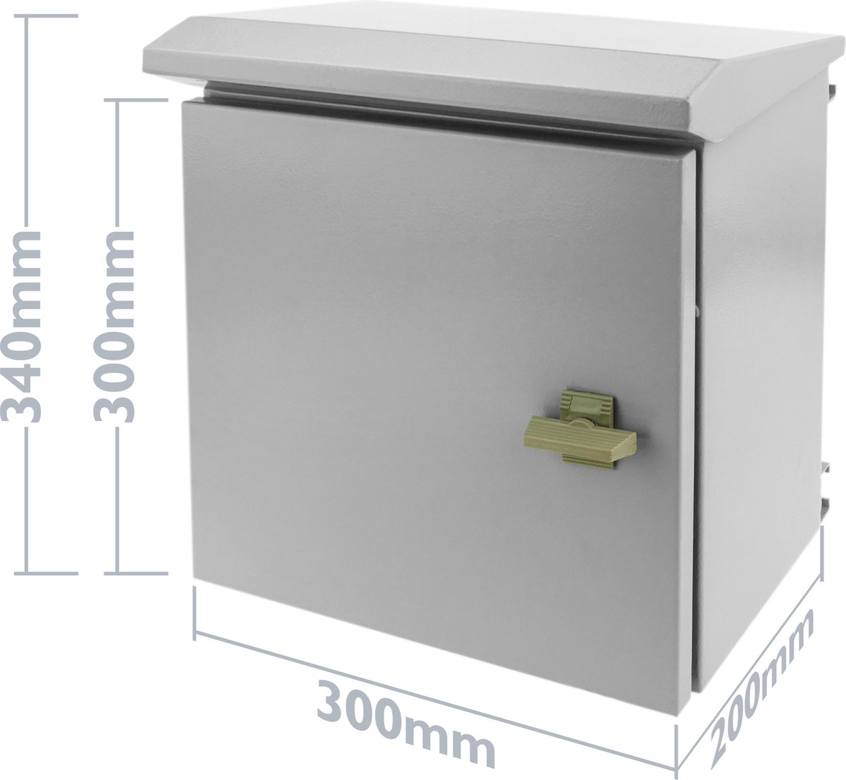 BeMatik - Metalen elektrische verdeelkast met IP65-bescherming voor ...