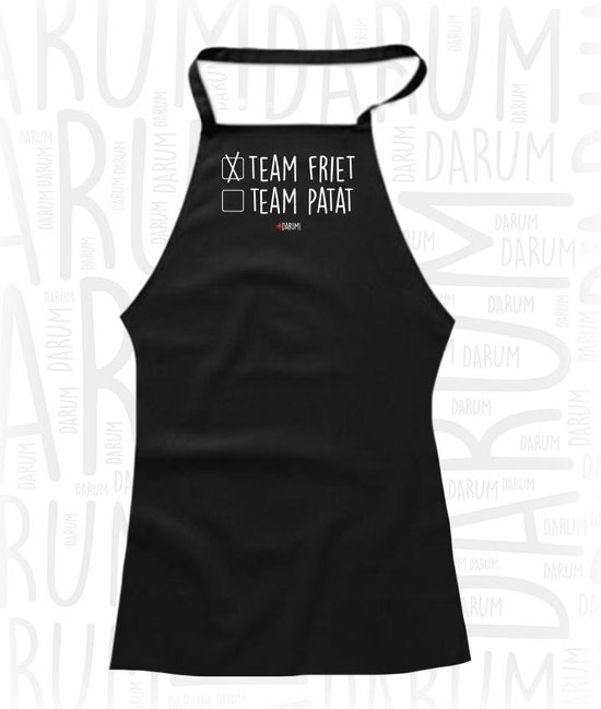 Team Friet - Schort Zwart | bol.com