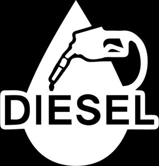 Diesel pomp benzineklep sticker - Auto stickers - Auto accessories ...