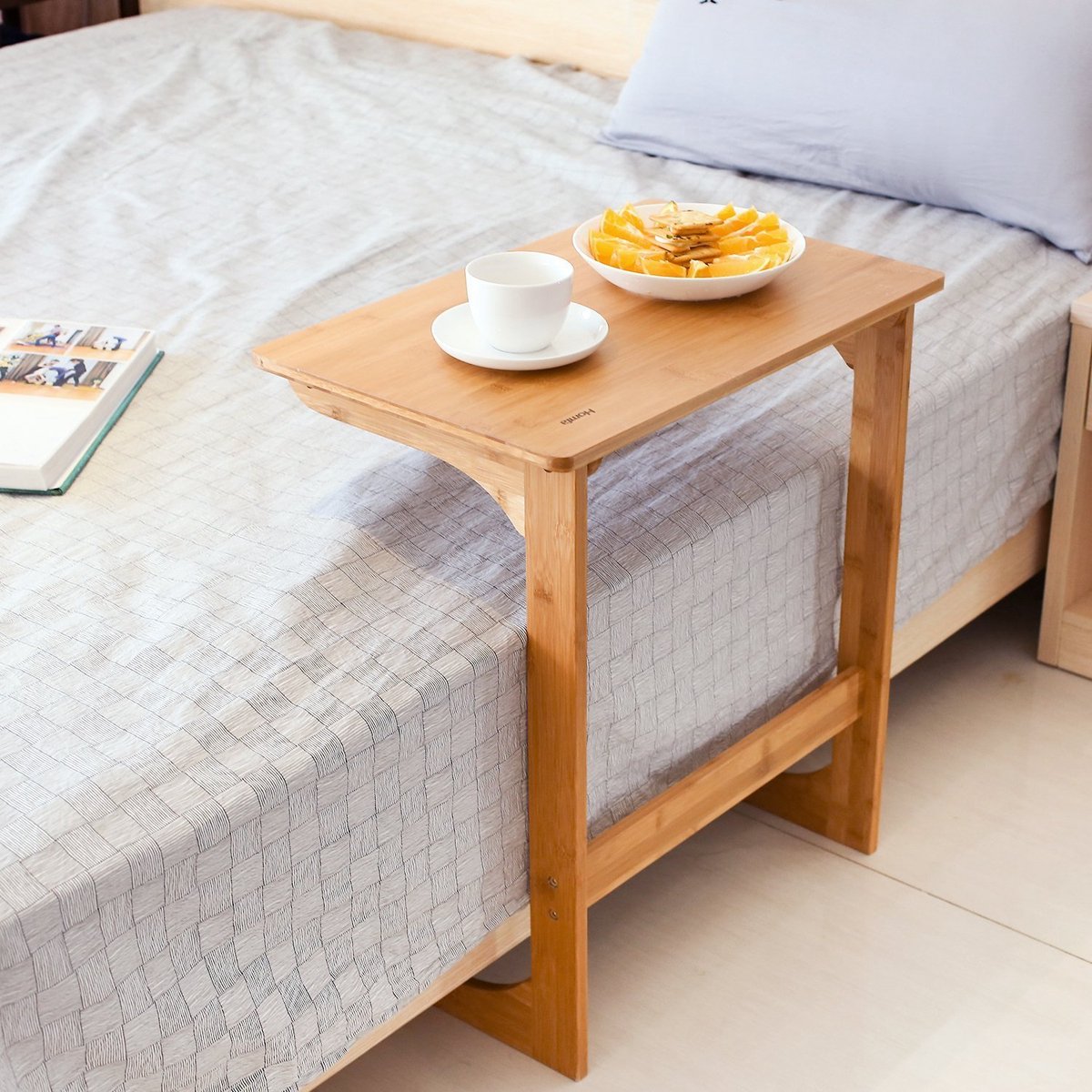 Manzibo Bedtafeltje - Bamboe Tafeltje - Voor Bed - Ontbijttafeltje ...