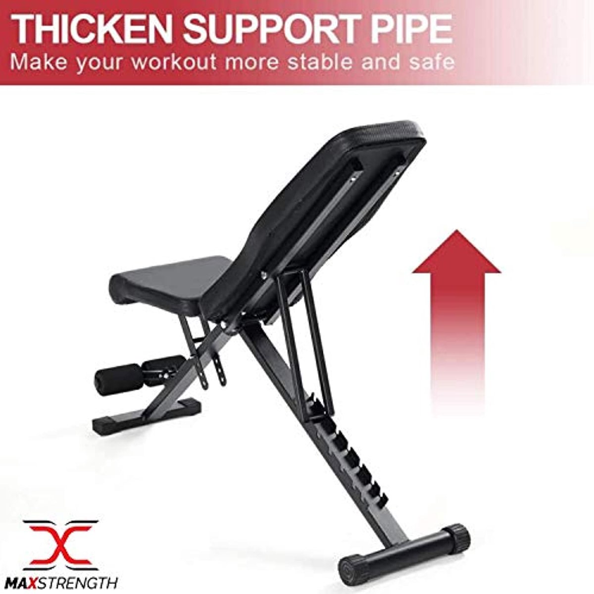 Happygetfit - Fitness verstelbare gewichtheffen training utility bench ...