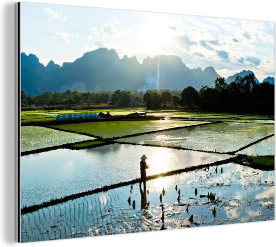 Wanddecoratie Metaal - Aluminium Schilderij Industrieel - Het geweldige ...