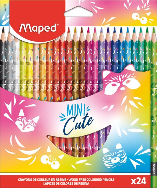 Maped Mini Cute kleurpotloden - 24 stuks | bol.com