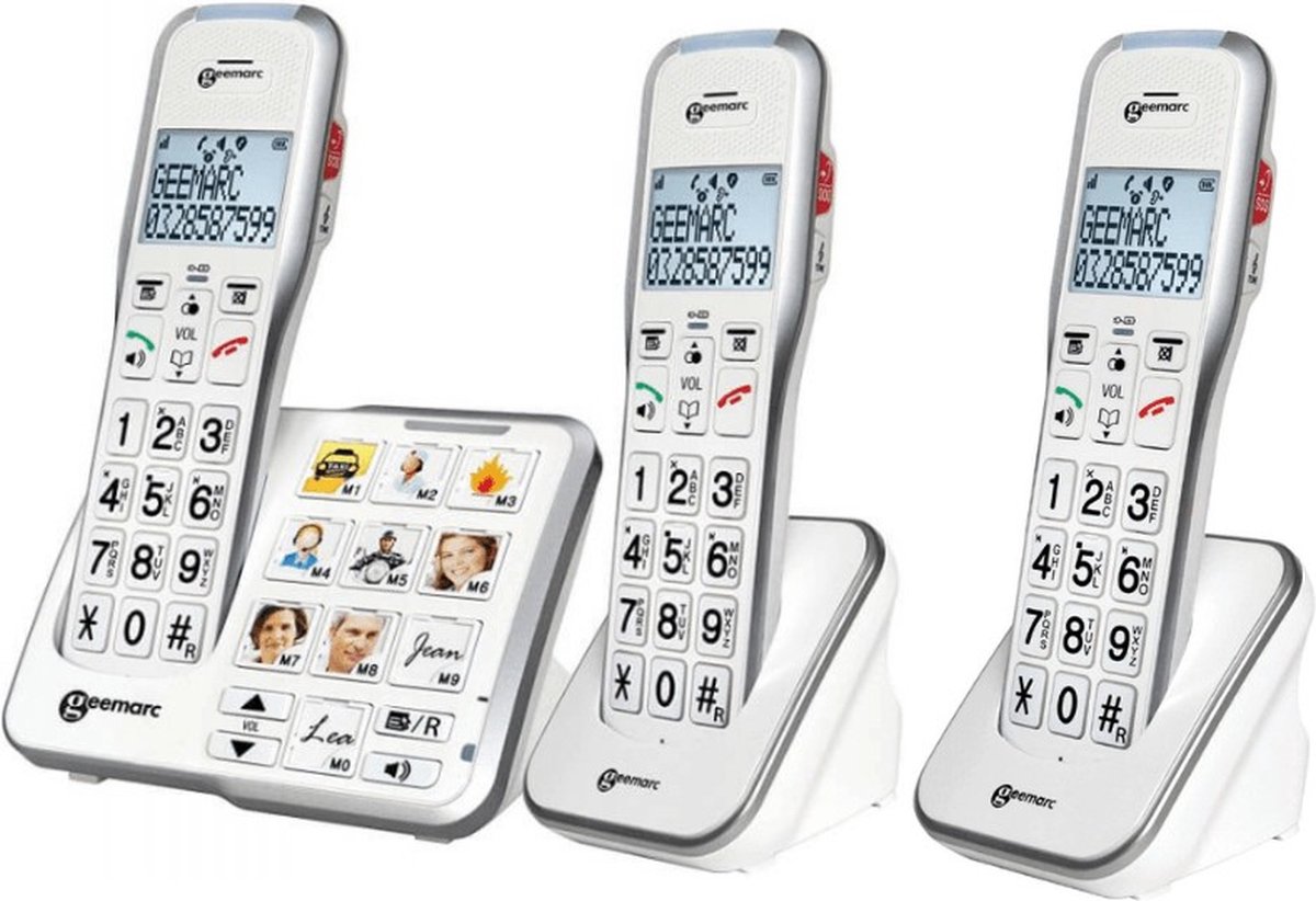 Seniorentelefoon 595 Foto Trio, Geemarc | bol.com