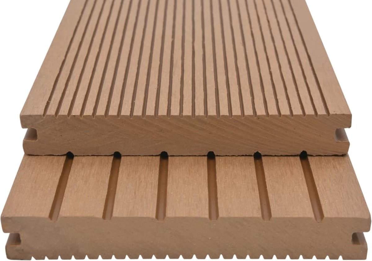 vidaXL Terrasplanken met accessoires 10 m² 4 m massief HKC teak | bol.com