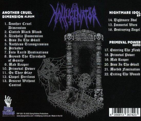 Hallucinator - Another Cruel Dimension (CD), Hallucinator | CD (album ...