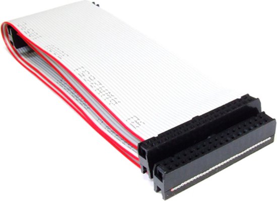 Foxconn 34-pins Floppy IDE kabel, 45cm - Grijs | bol