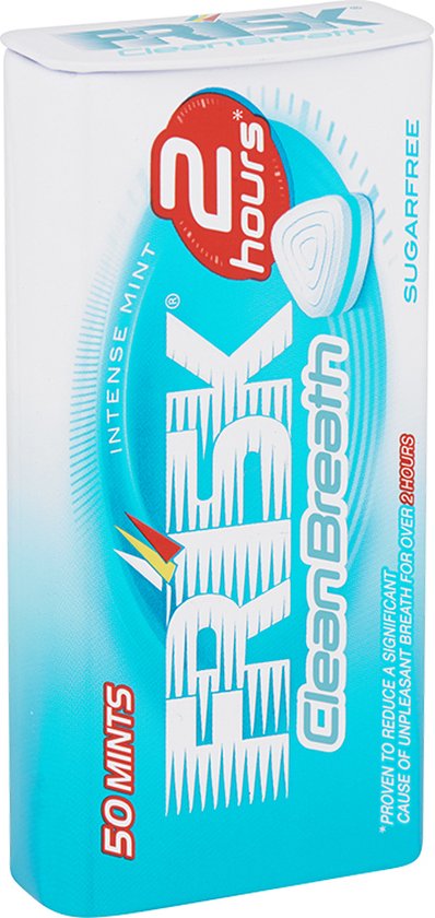 Frisk Clean Breath Intense Mint - Frismakers - Suikervrij - 1x12stuks | bol