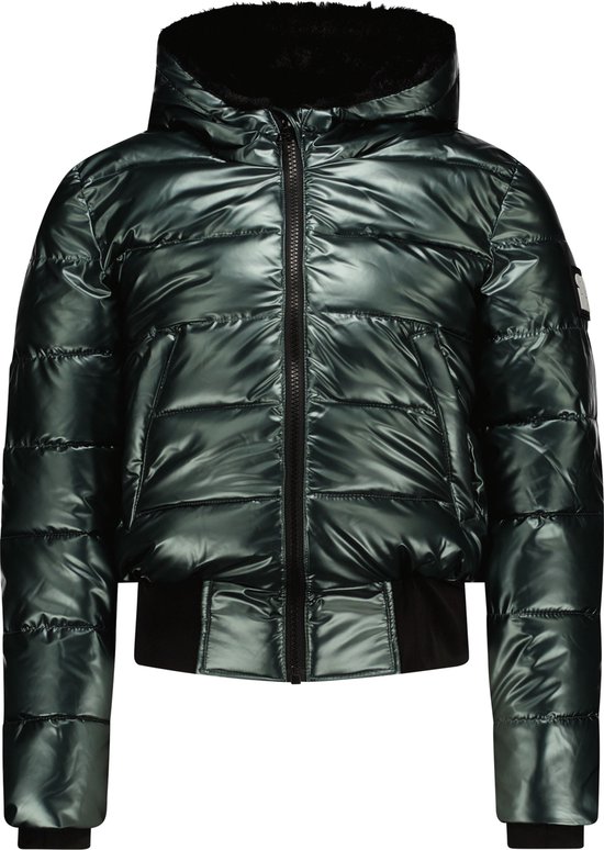 SuperRebel - Winterjas - Army Metal - Maat 140 | bol.com