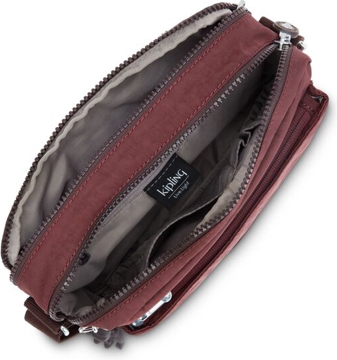 Kipling ABANU MULTI Dames Tas - Mahogany | bol.com