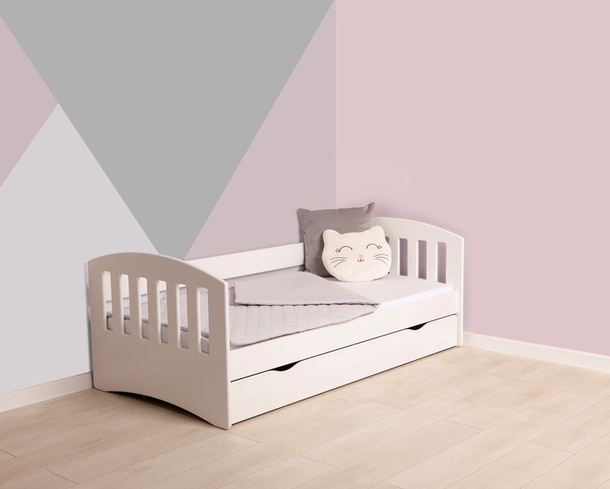 Bed classic 1 wit zonder lade zonder matras 160/80 | bol.com