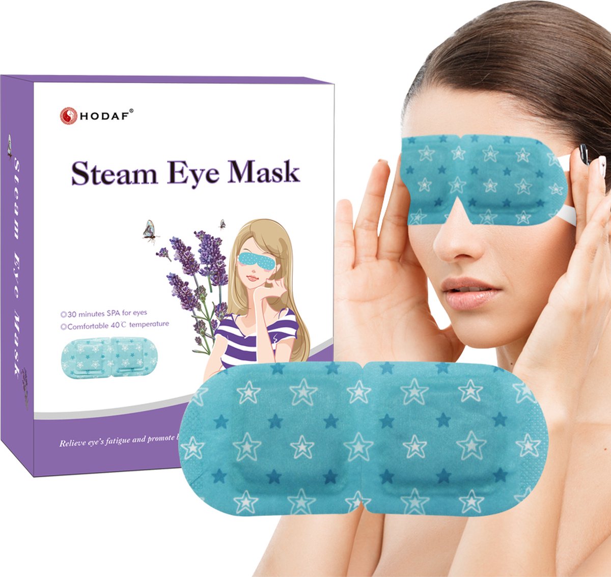 Stoom Oogmasker | Slaapmasker | 10 Stuks Oogmasker Vermoeide Ogen ...