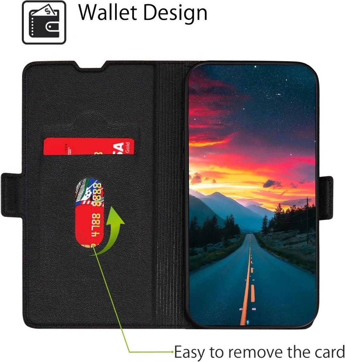 Folio Book Case - OnePlus 10T Hoesje - Zwart | bol.com