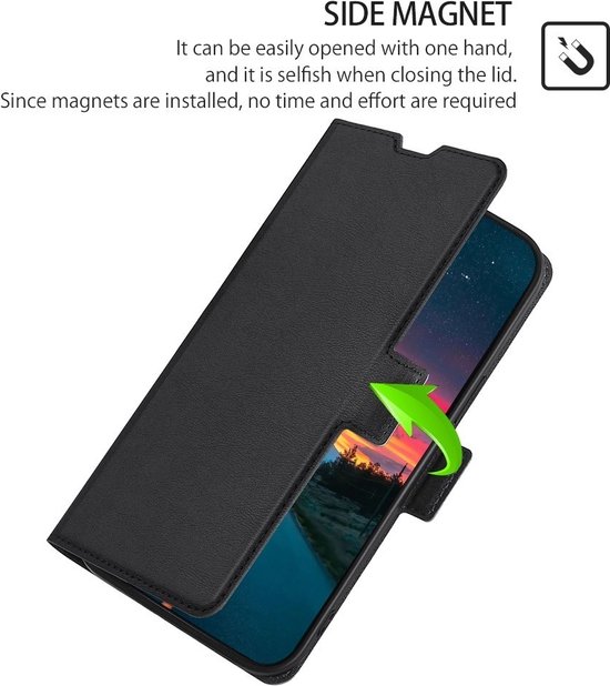 Folio Book Case - OnePlus 10T Hoesje - Zwart | bol.com