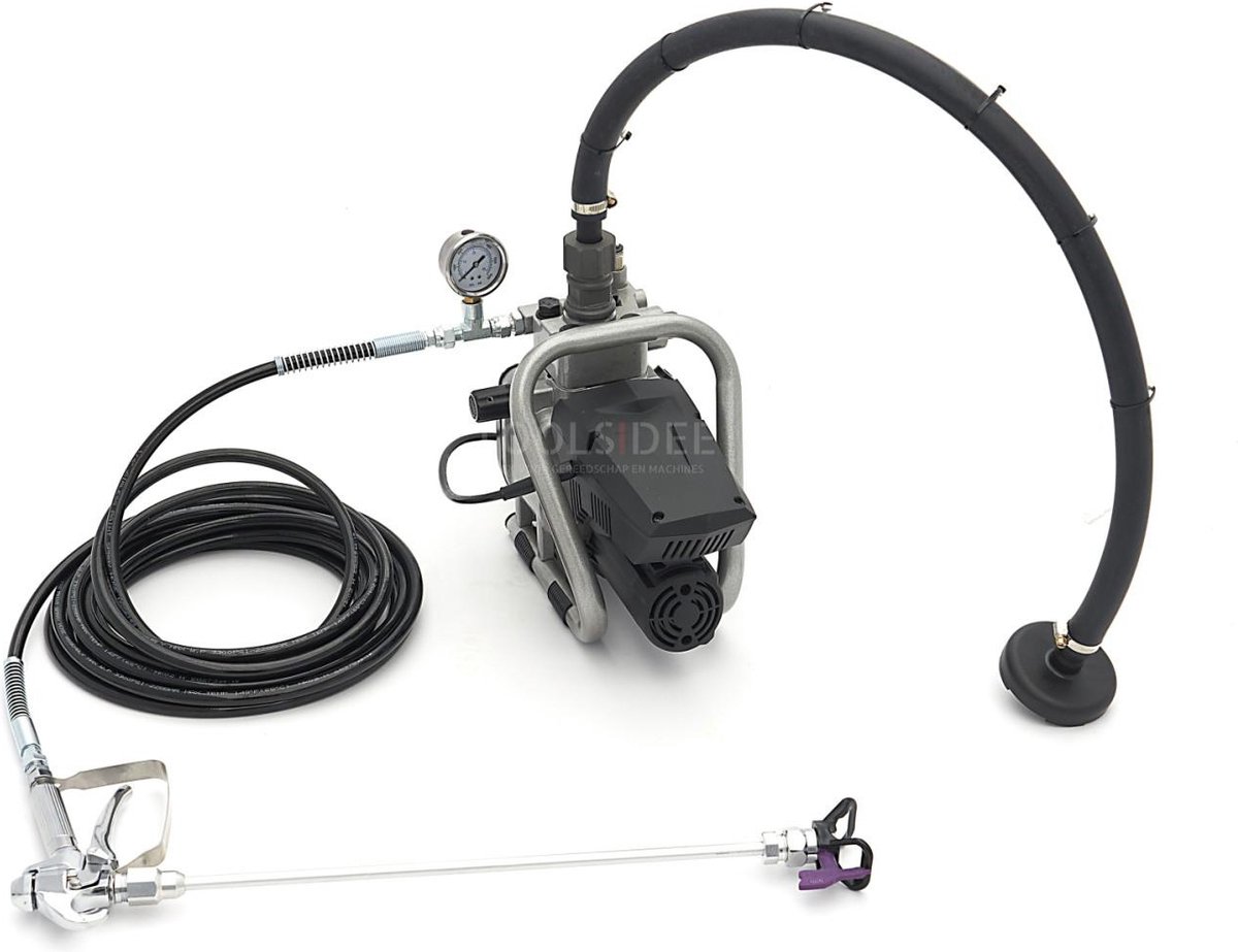 HBM Hogedruk Airless Spuitmachine Verfspuit Wandspuitmachine Set 1400 ...