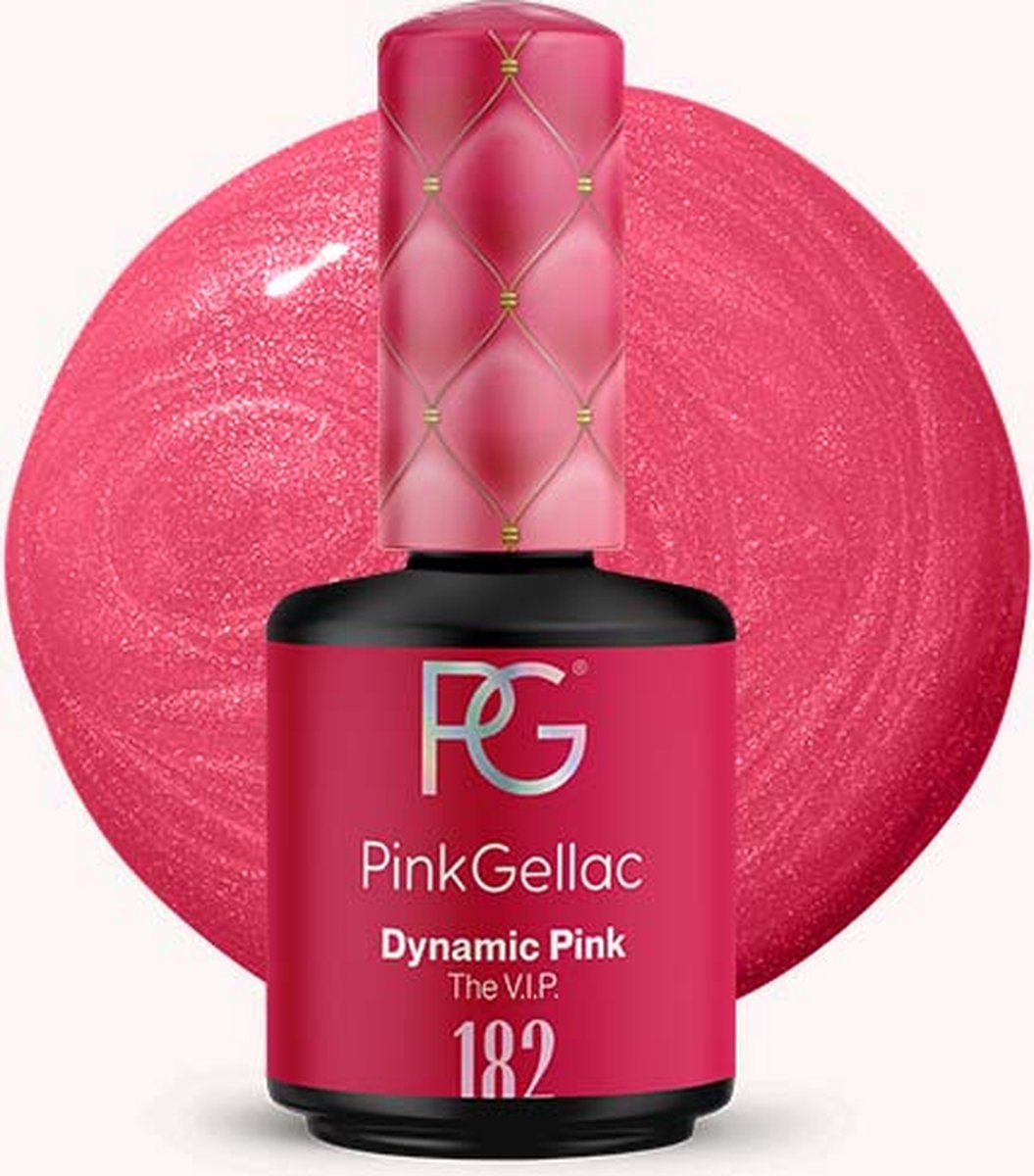 Pink Gellac | Dynamic Pink - Gellak - Roze - 15 ml | bol.com
