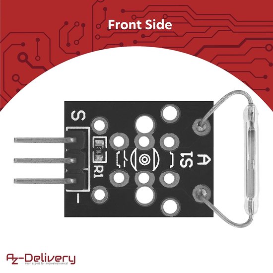 AZDelivery KY-021 Magneetschakelaar Mini Magneet Riet Module Sensor ...