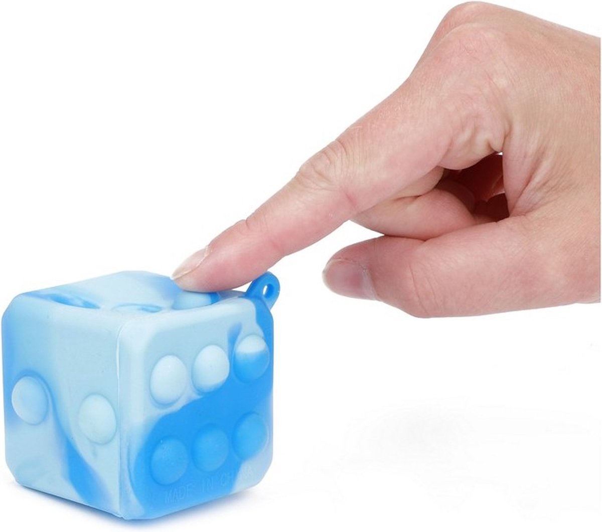 Fidget Pop-it Crazy Cube 5x5 cm - Fidget Toys - Random kleur | bol.com