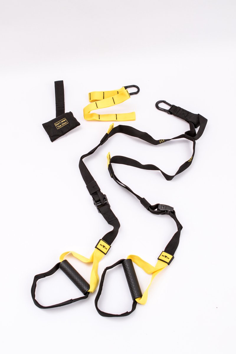 Suspension Trainer Set - Slingertrainer met deuranker - Movon | bol
