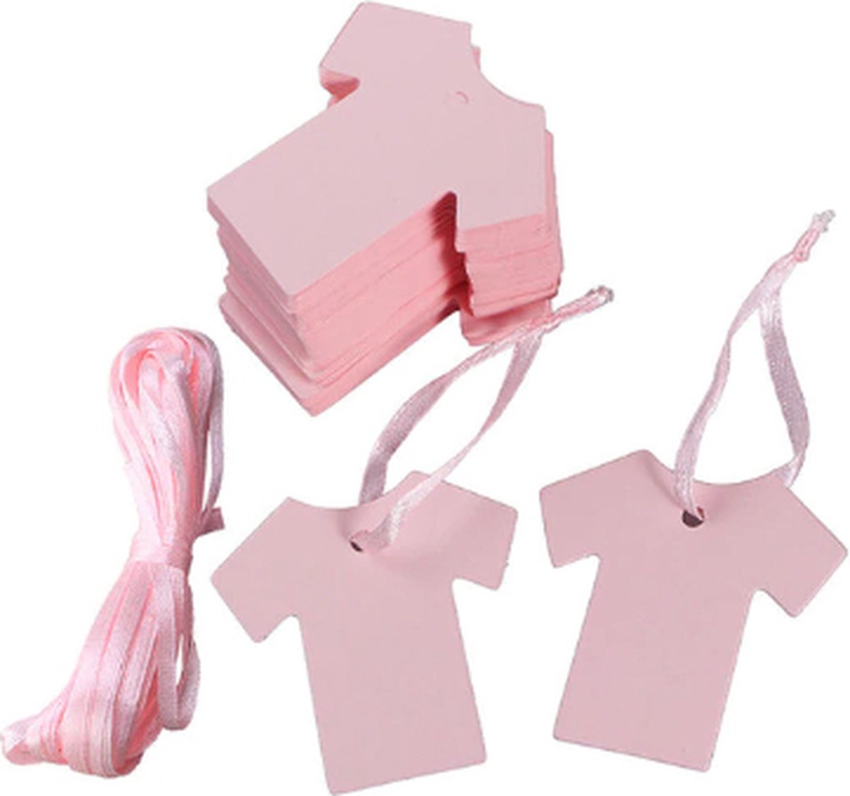 FISKA - 100x Labels Dochter 5cm - Cadeaulabel - Geboorte label ...