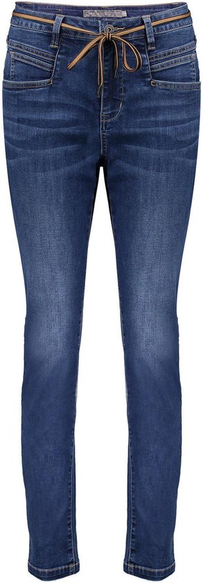 Geisha Jeans Mom Fit High Waist Jeans 21512 10 Mid Blue Denim Dames ...