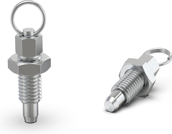 Indexeer plunjer met trekring D-24mm - d-M10 | bol