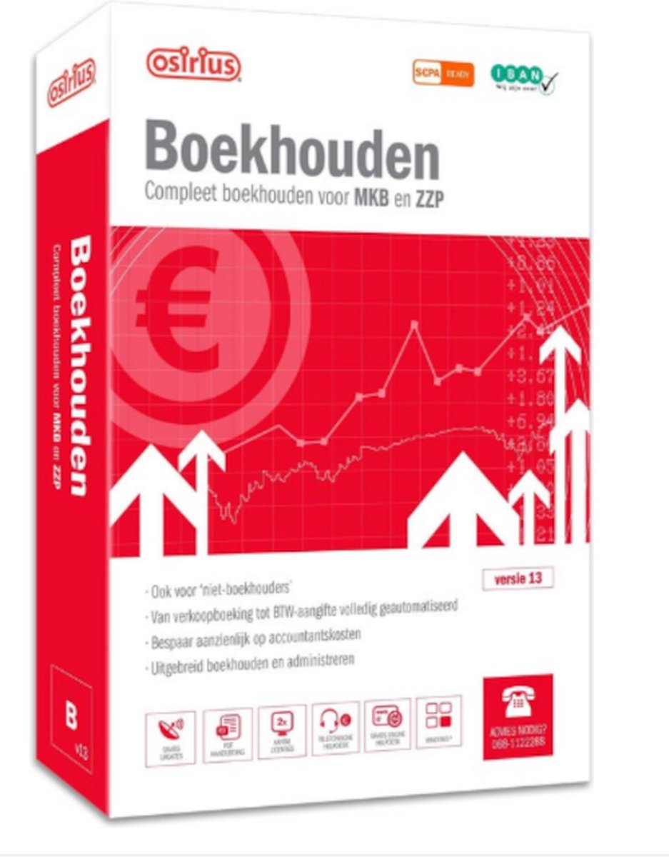 Osirius Boekhouden 13, doe uw boekhouding zelf! | bol.com