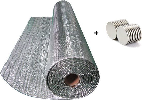 JDM Radiatorfolie + 14 magneten 75cm x 200cm | Isolatie | Isolatie ...