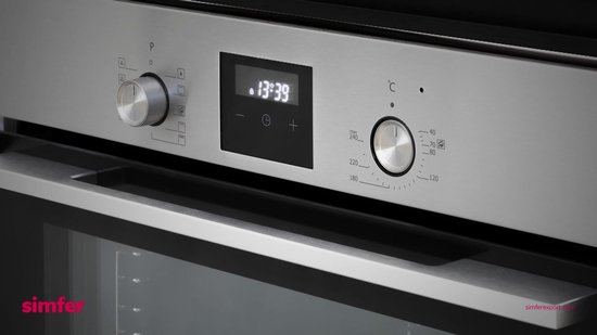 SIMFER BO6089 Inbouw oven - 60 cm - 80 Liter - 9 Functies - Grote ...