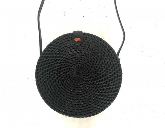 Handtas - rotan zwart H7 Ø20 - met druksluiting | bol.com